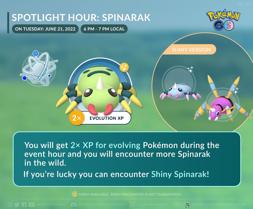 Spinarak Pokemon Evolution