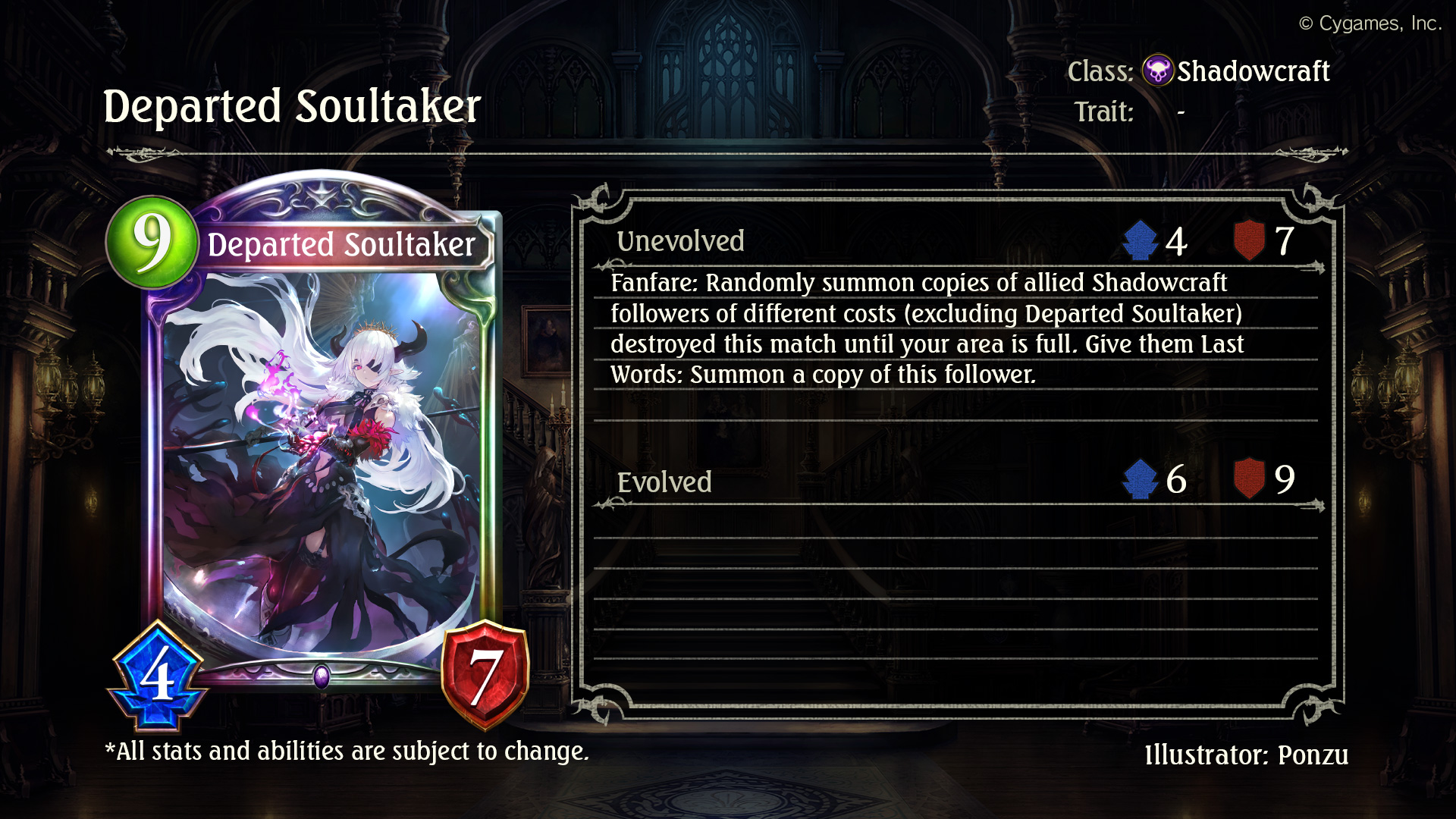 Shadowverse on Twitter: "New Roar of the Godwyrm card reveals! Departed Soultaker This ...