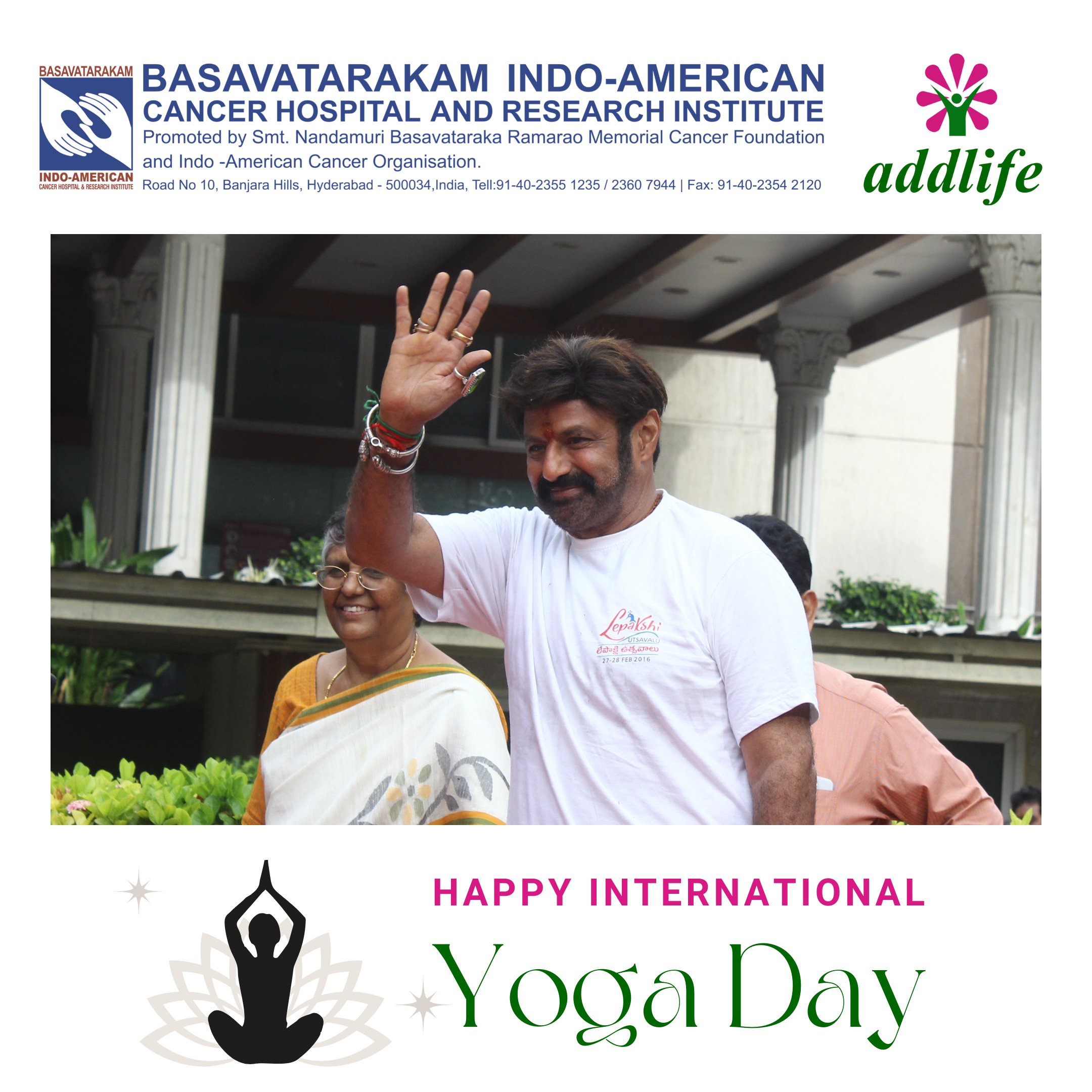 Basavatarakam Indo American Cancer Hospital on Twitter: "Today, on International Yoga Day ...