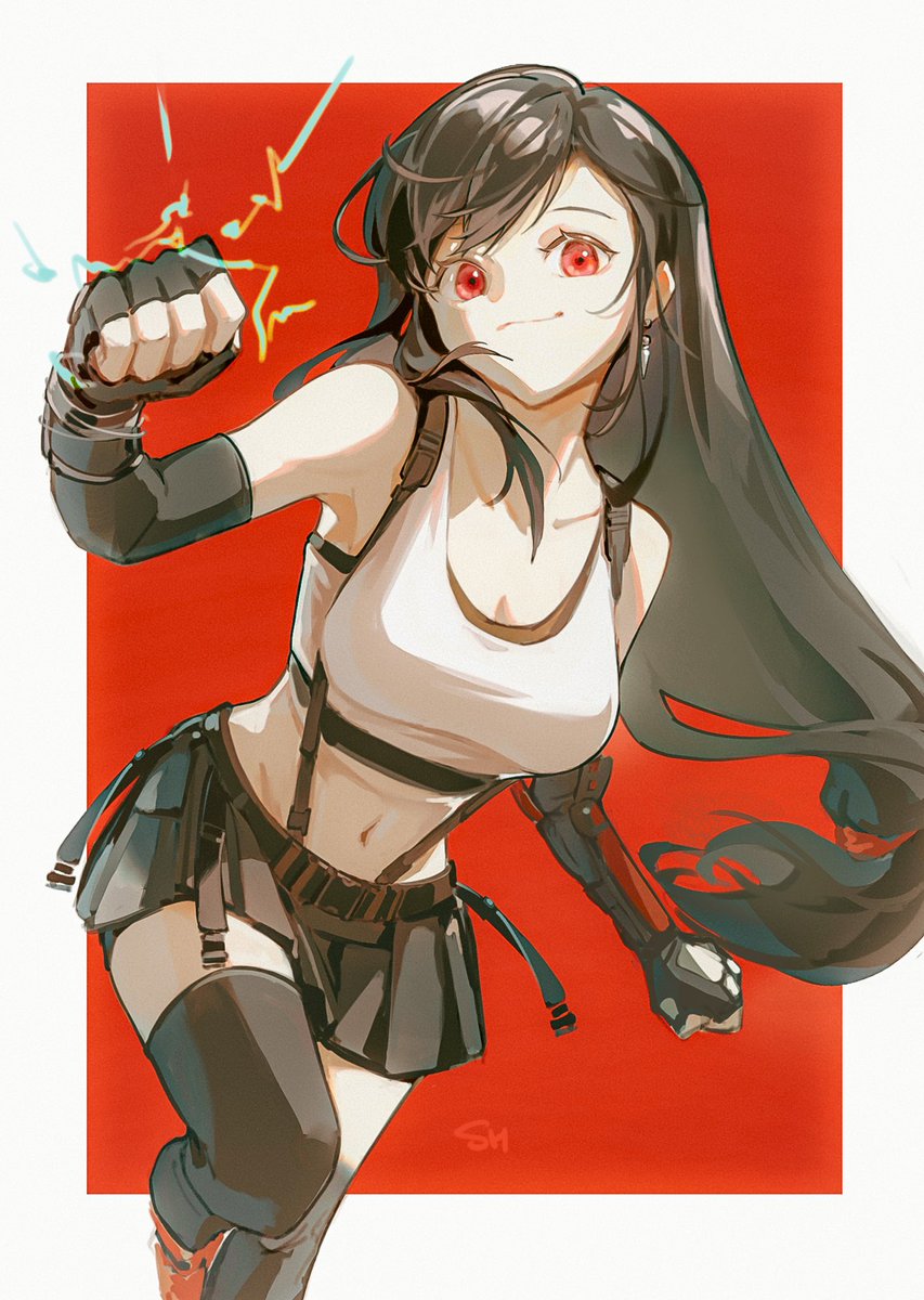 Ryona Haven on Twitter: "RT @shir_l1: happy 25 anniversary🥳 #FFVII25th #FF7 #Tifa #ティファ"