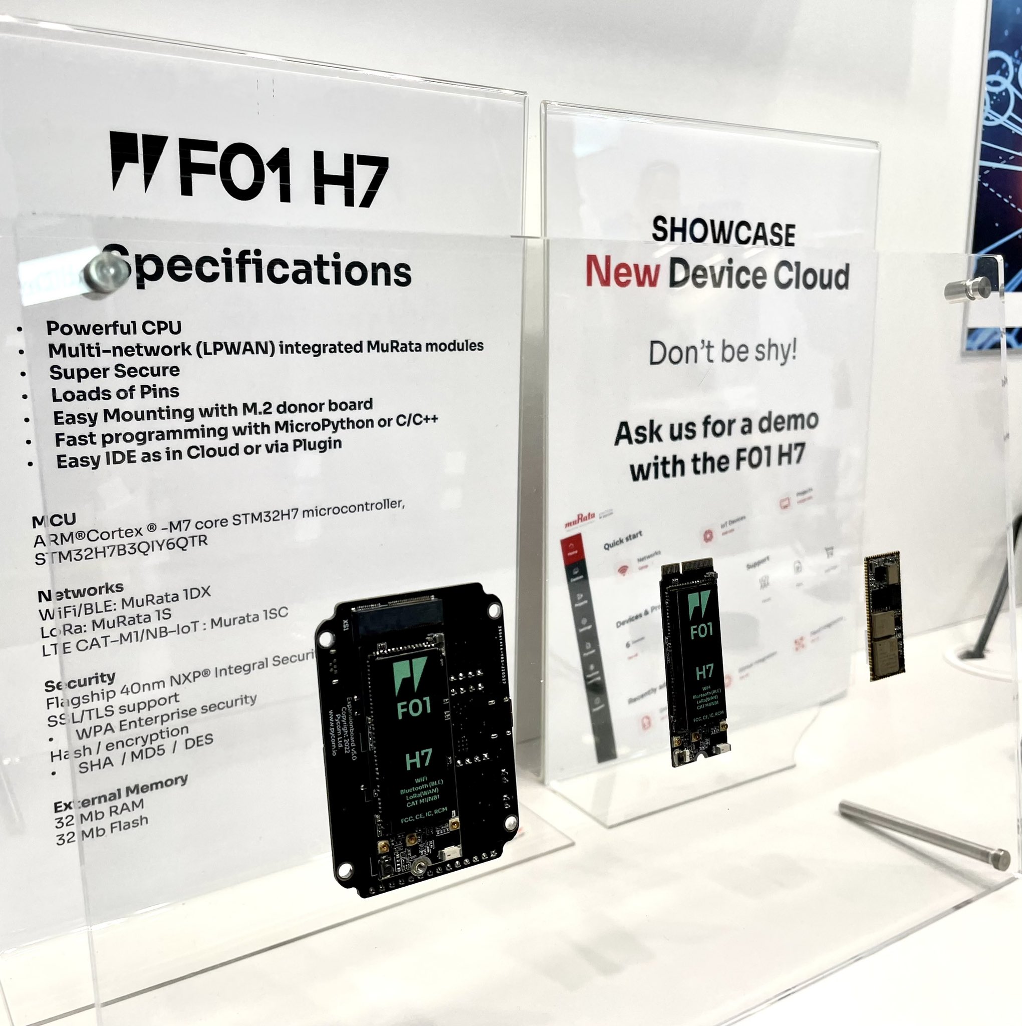 Pycom on Twitter: "Getting started @embedded_world with @MurataEurope showcasing the new ...