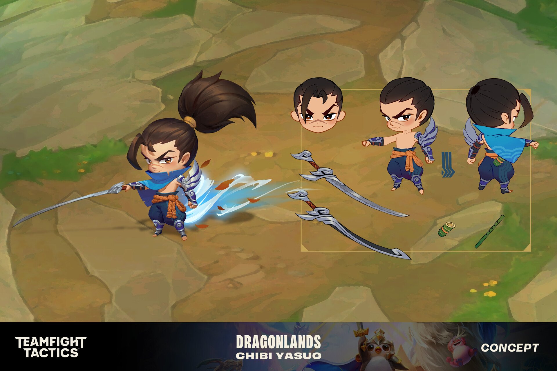 Project Yasuo Wallpaper Chibi