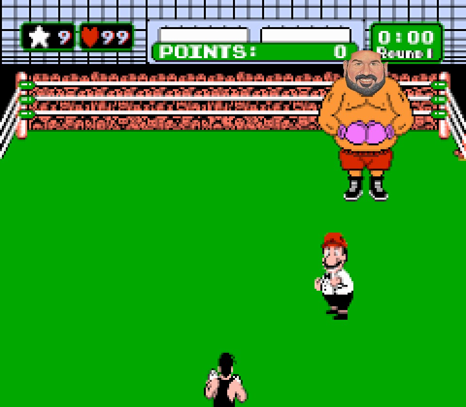 Mike Tyson Punch Out King Hippo