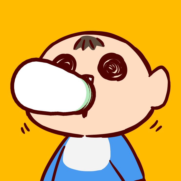 ばつ👶のイラスト