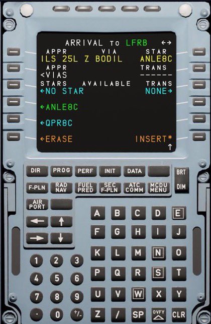 الطيران السعودي on Twitter: "2️⃣ هذا الجهاز اسمه MCDU Multi-function control and display unit ...