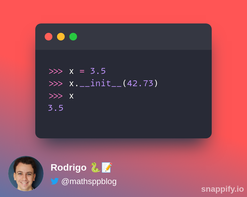 What is `__new__` for? The Python 🐍 docs say "__new__() is intended ...