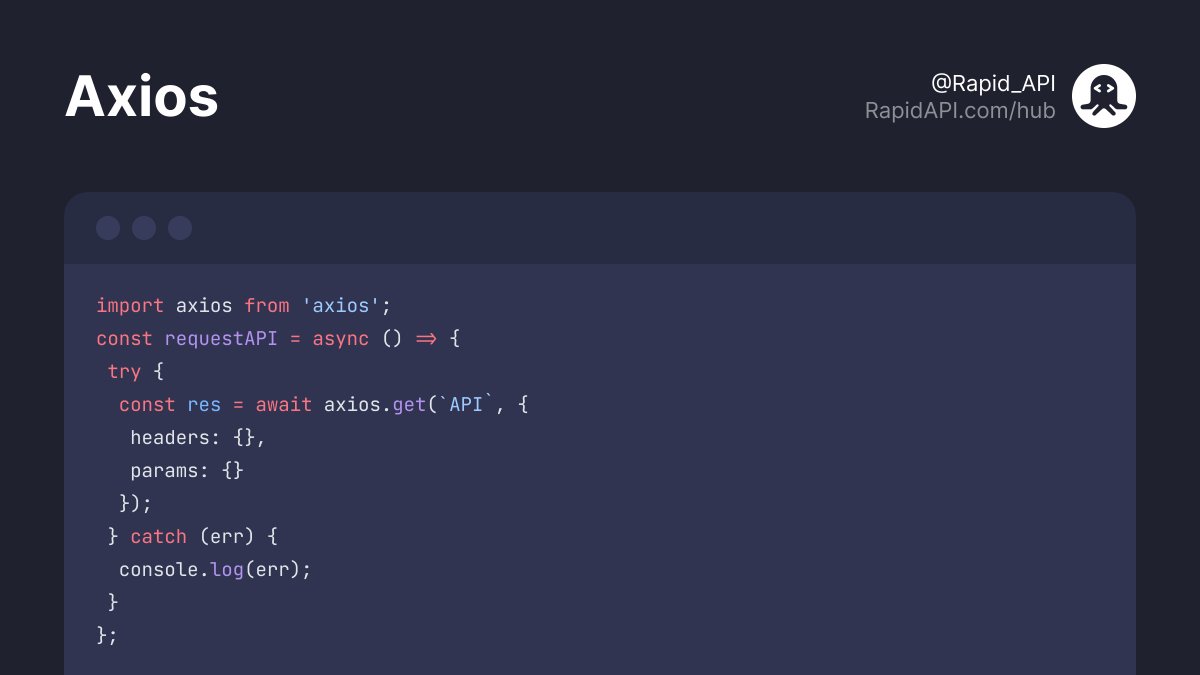 Managing API calls in React. Thread 🧵 - Thread from Rapid @Rapid_API ...