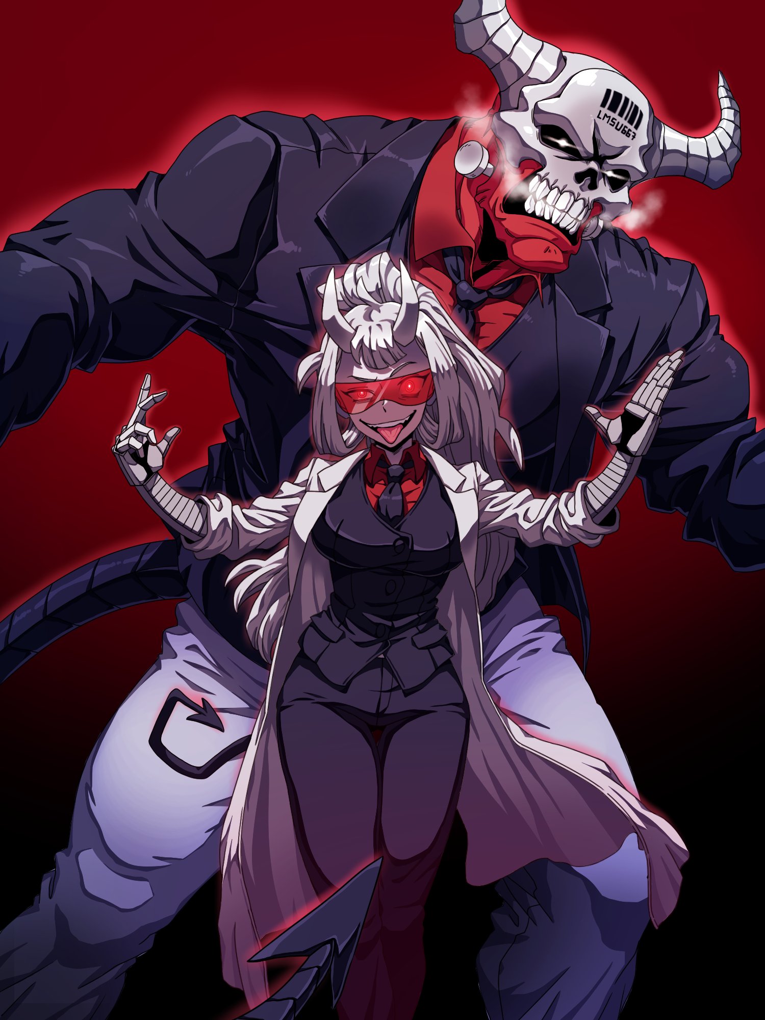 검은목기린 on Twitter: "#Helltaker #Helltakerfanart #Loremaster Restarting after a stupid mistake ...