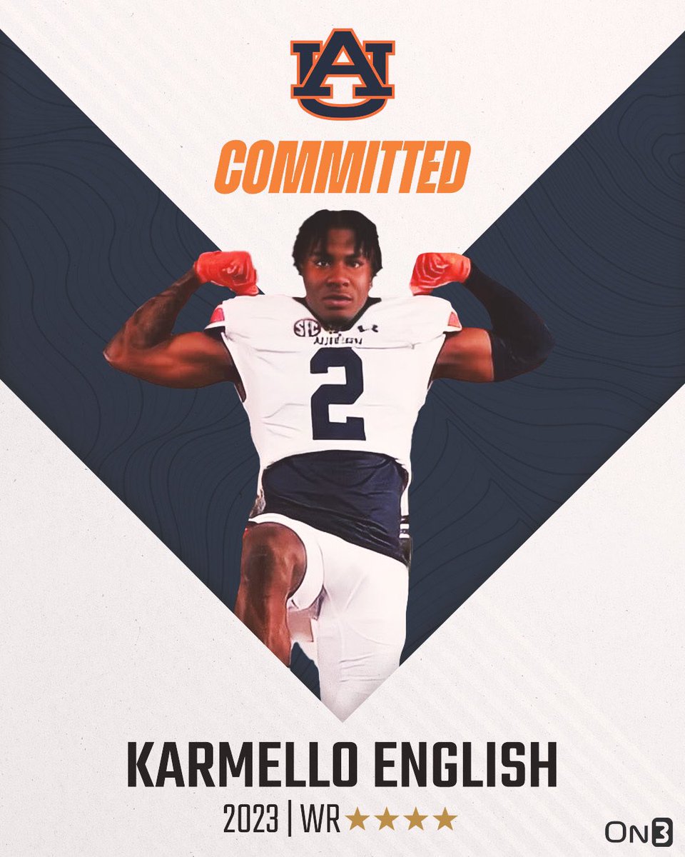 4* WR Karmello English commits to Auburn : r/wde