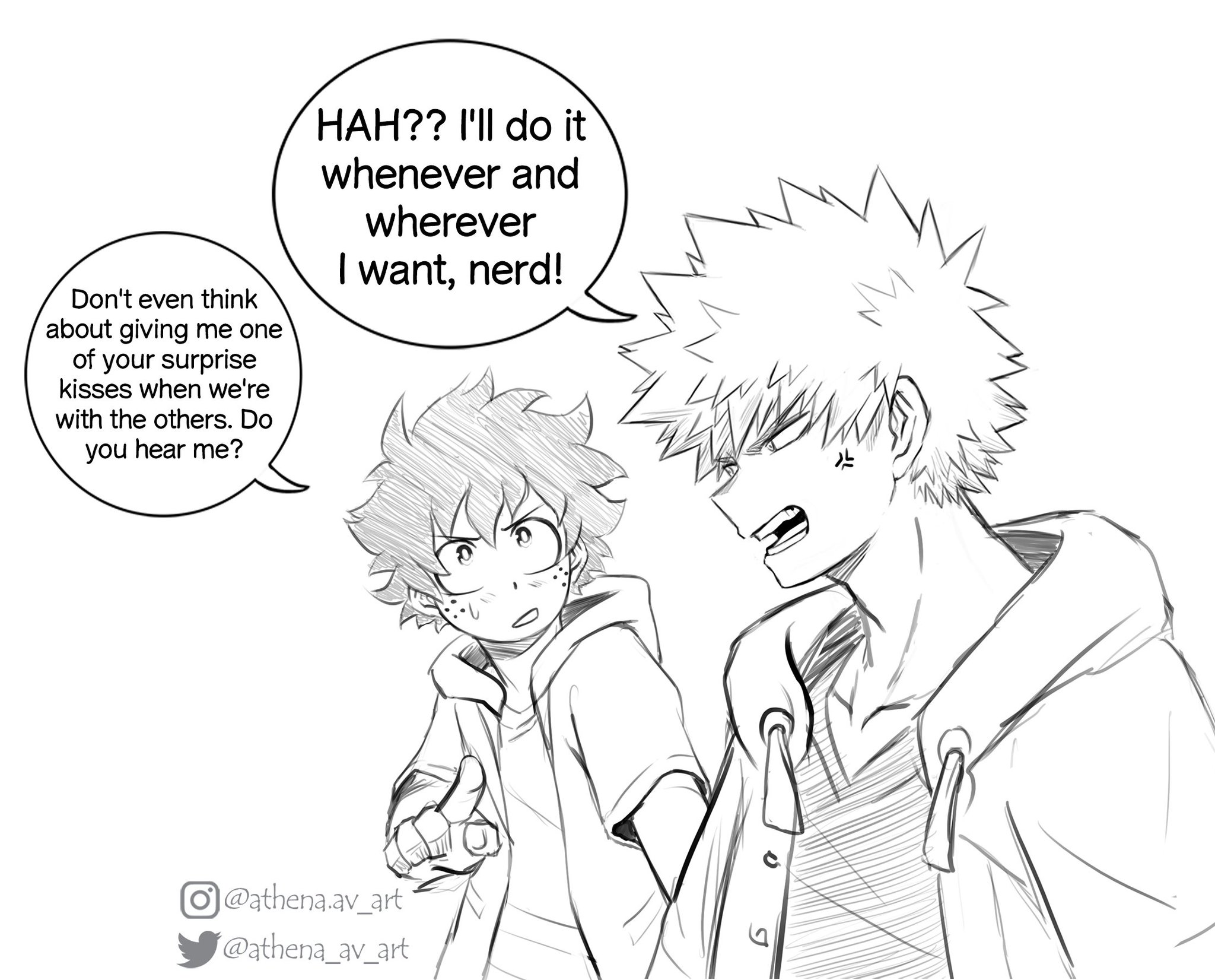 Athena-av art 🧡💚 Preorders in production status on Twitter: "Don't tell Kacchan what to do 🤭 ...