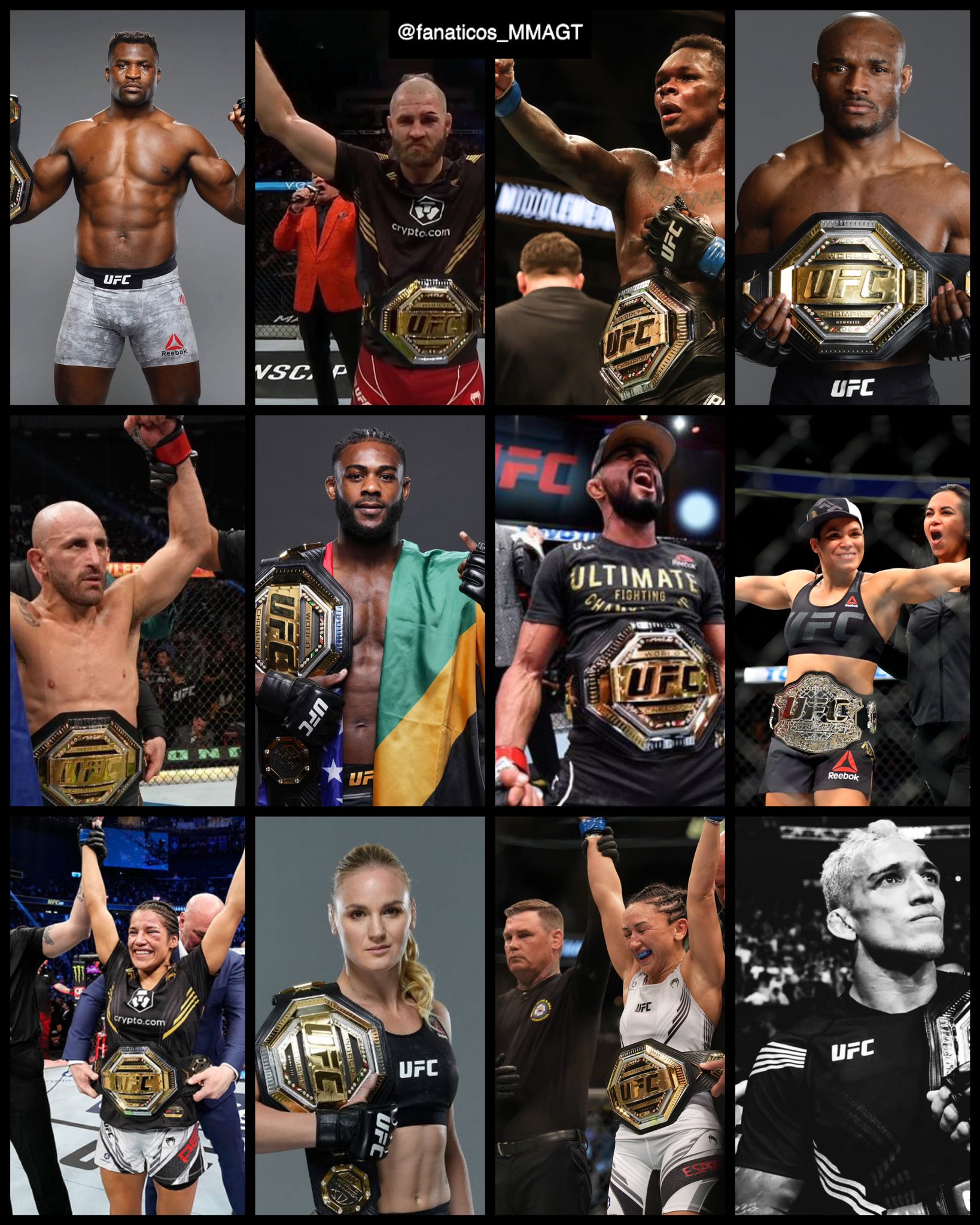 Todos Los Campeones De Ufc 2023
