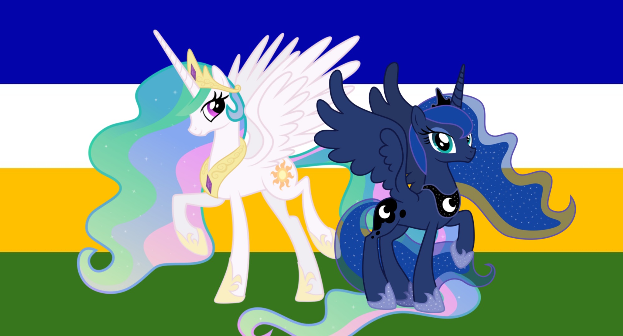 My Little Pony Princess Luna And Princess Celestia