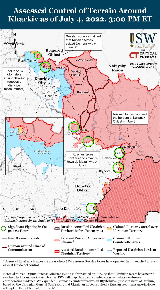Here are today's control-of-terrain maps of Russia's invasion of ...