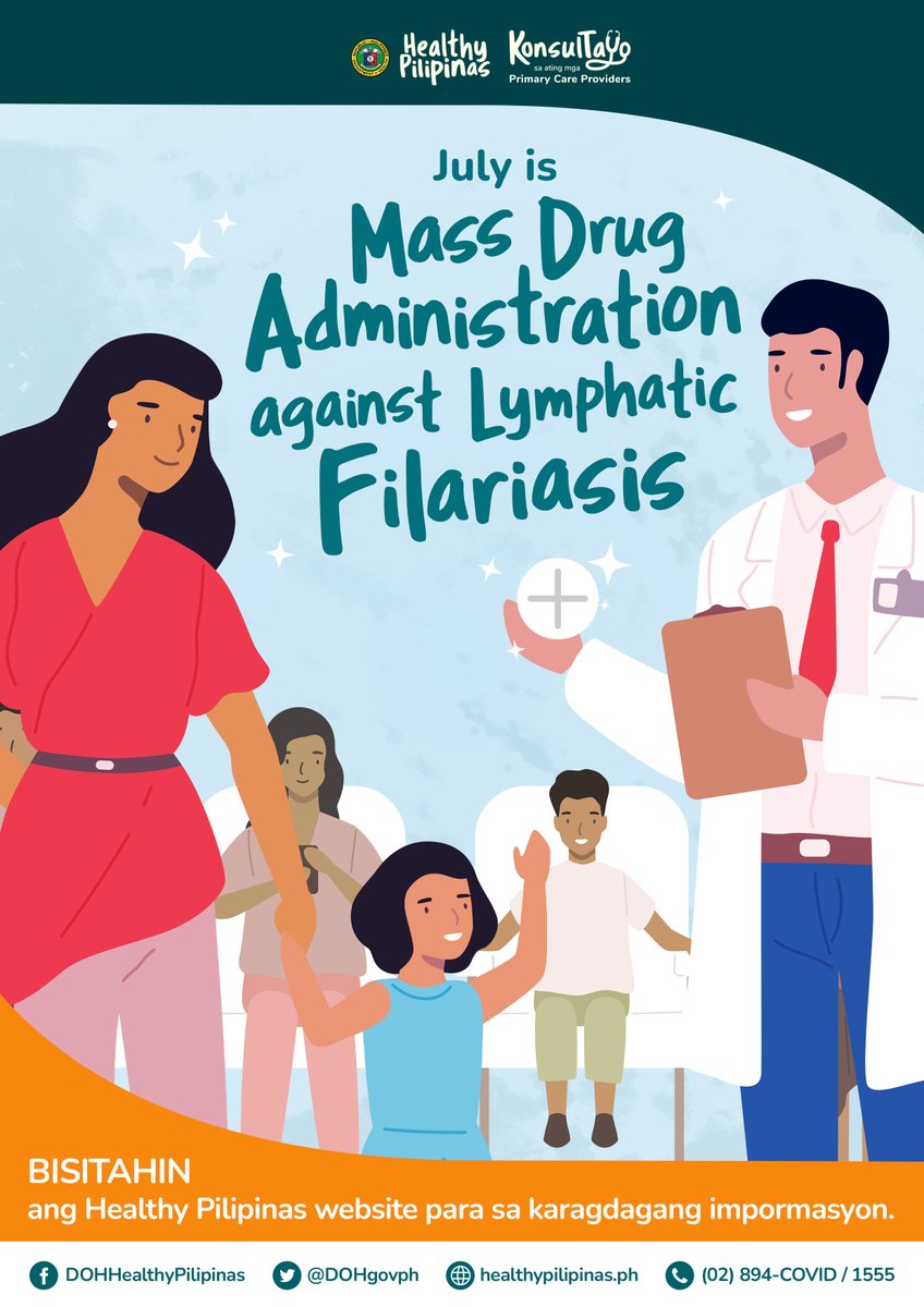 JULY IS Mass Drug Administration against Lymphatic Filariasis ...