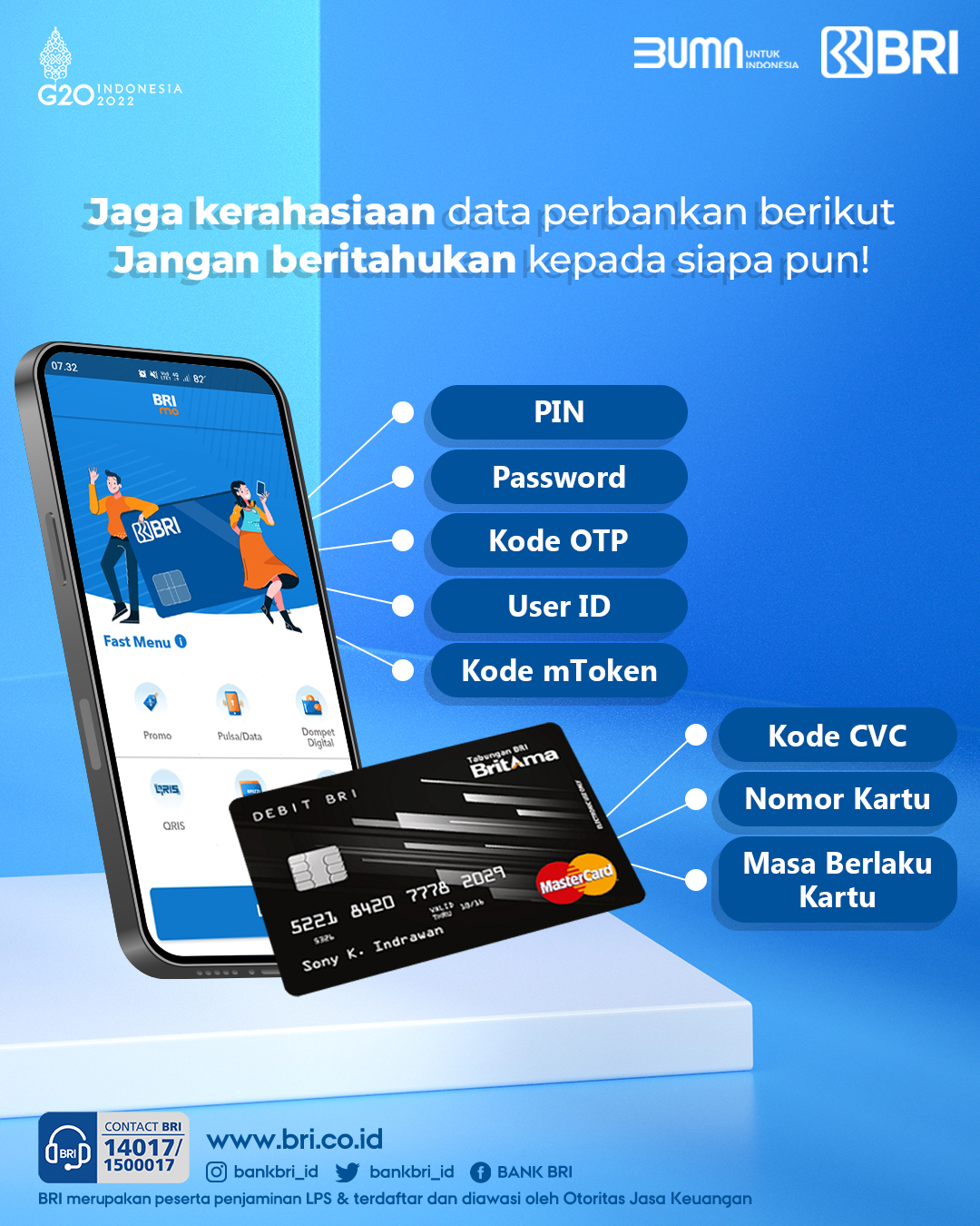 Contact BRI on Twitter: "Sobat BRI. Transaksi yg semakin mudah, jangan sampai membuat kita ...