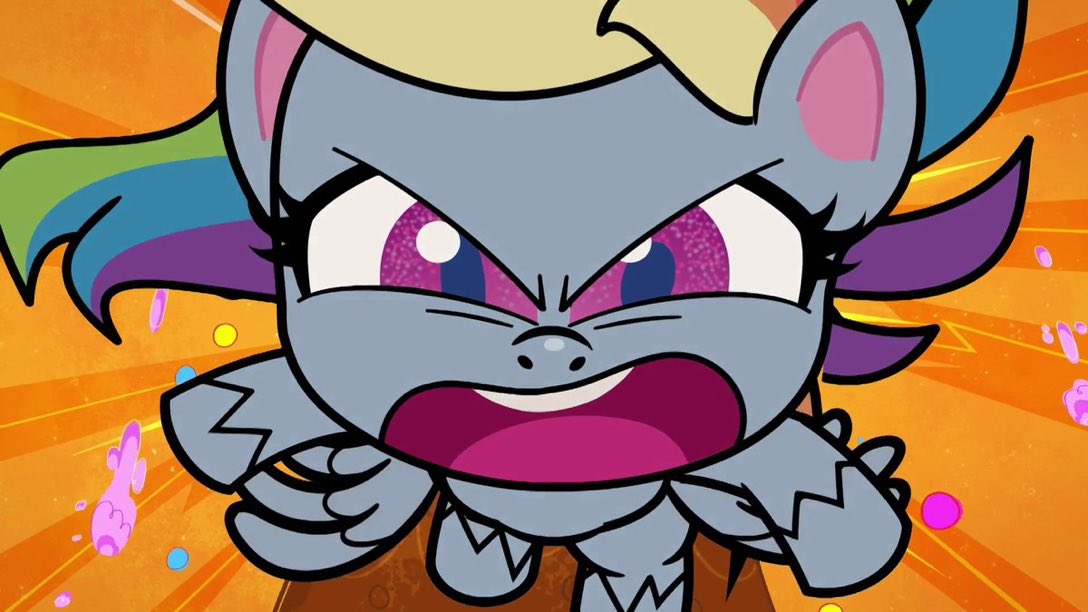Rainbow Dash Angry Face