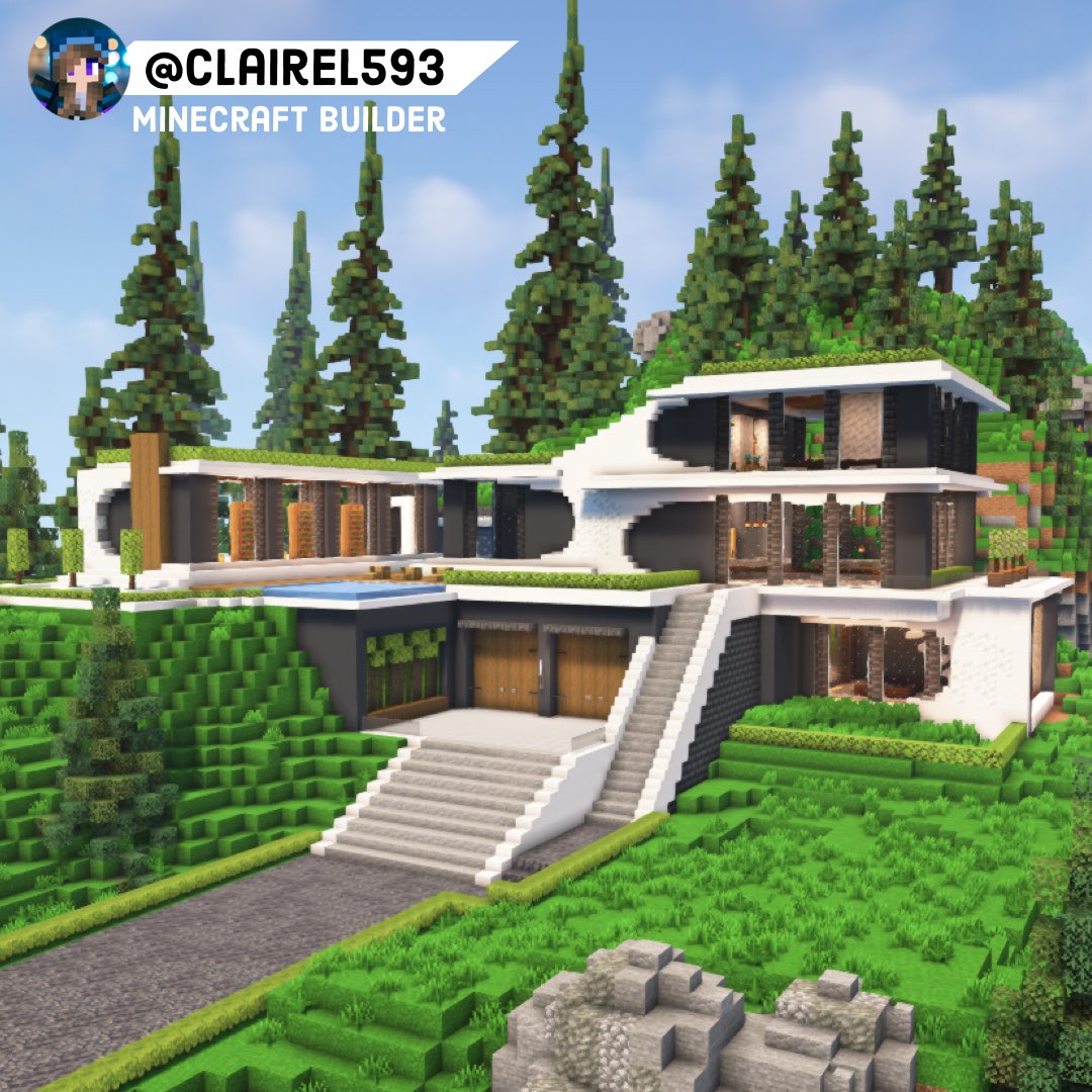 Futuristic Mansion Minecraft