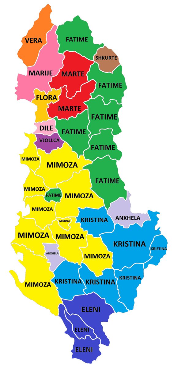 OnlMaps On Twitter RT albanianstats Most Common Female Names In Albania By District 2008 onlmaps-on-twitter-rt-albanianstats-most-common-female-names-in-albania-by-district-2008