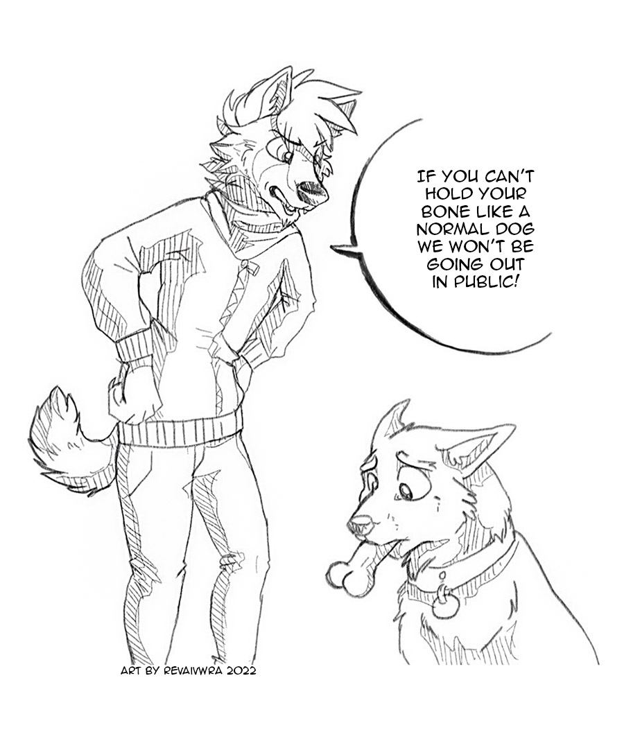 Pregnant Wolf Drawing