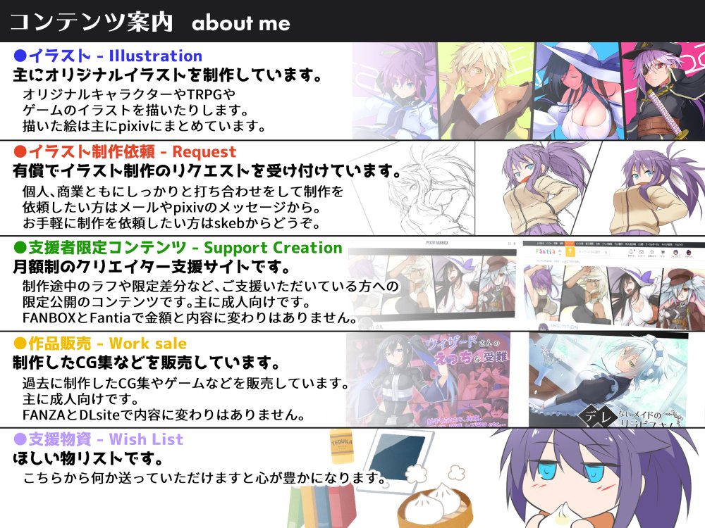 白丸@8月以降のお仕事募集中 on Twitter: " イラスト制作依頼 Skeb https://skeb.jp/@shiro_maru 支援者限定コンテンツ FANBOX https ...