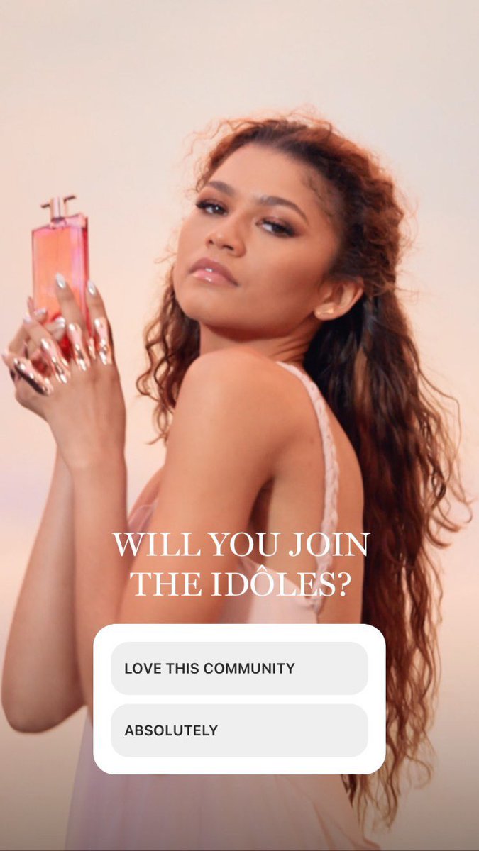 Zendaya Updates On Twitter Zendaya For “idôle Nectar” Lancômes