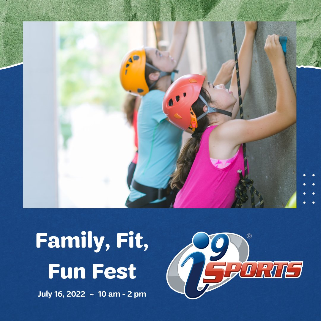 Shout out to i9 Sports for sponsoring the Inaugural Family, Fit, Fun Fest! Join us for this FREE ...