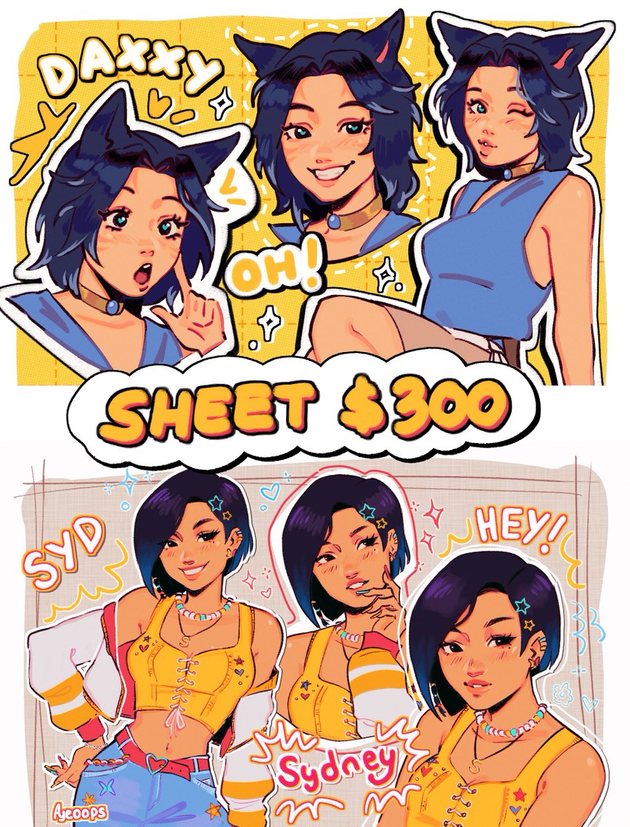 「open for summer ! RTs are extremely helpful will be contact」lauren の漫画