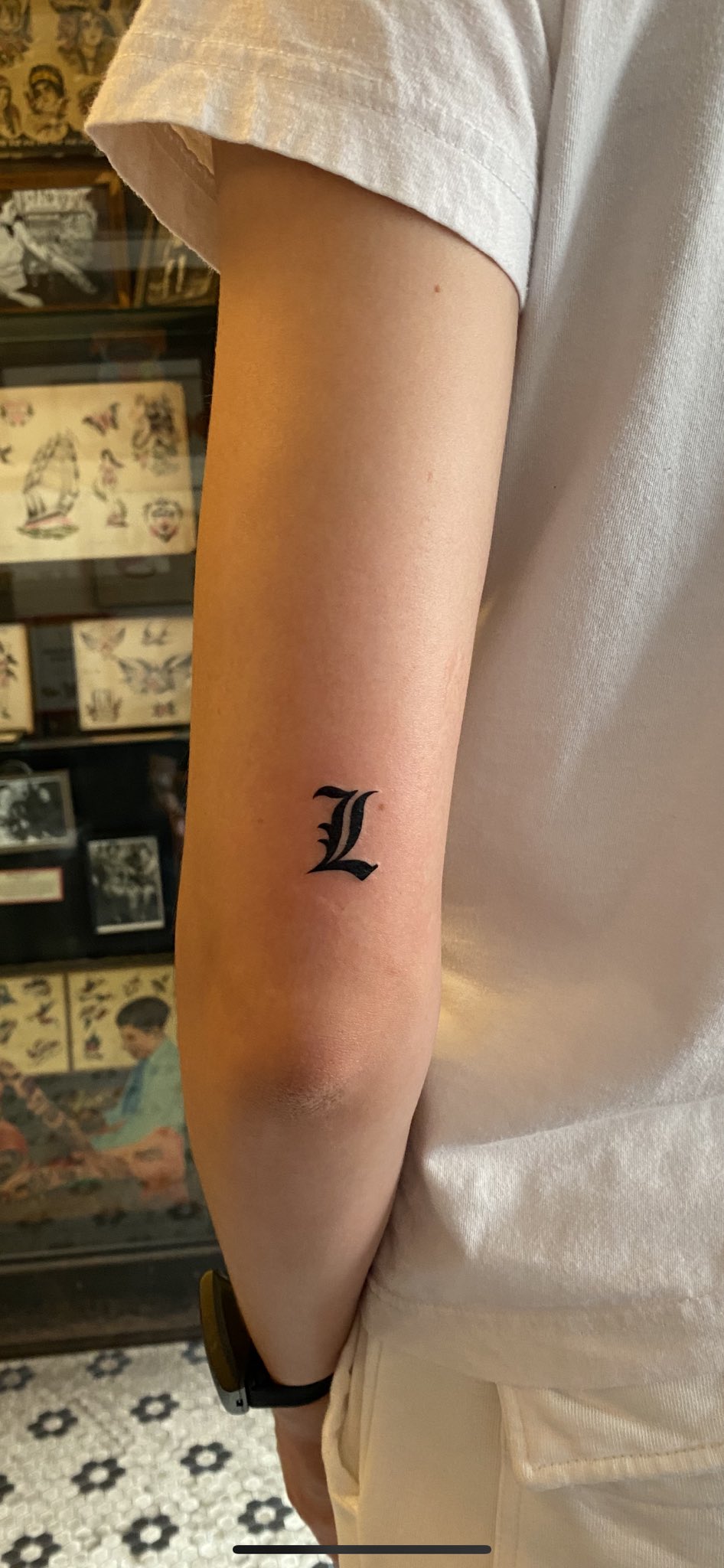 Letter L Tattoo
