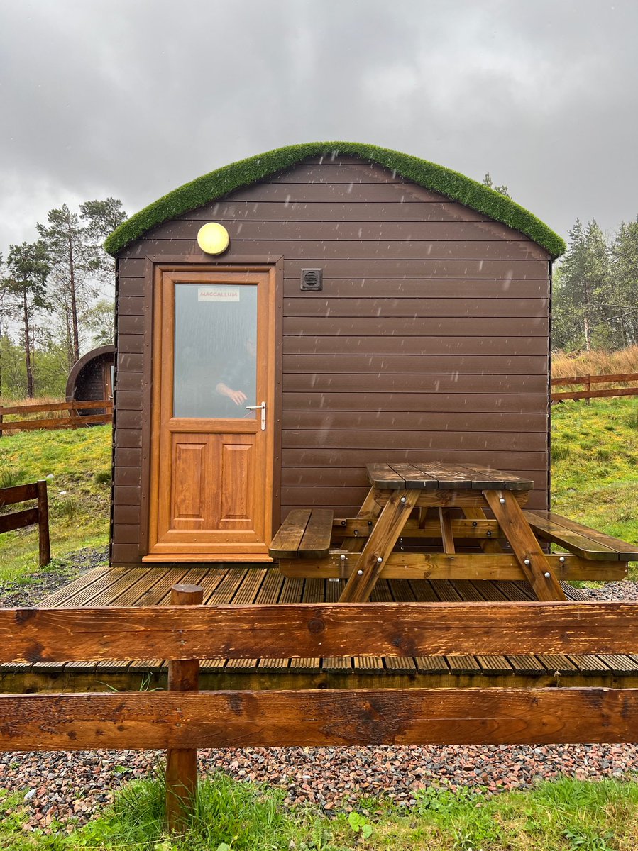 Sheltering from the rain in a hobbit hut – West Highland Way, Day 6 ...