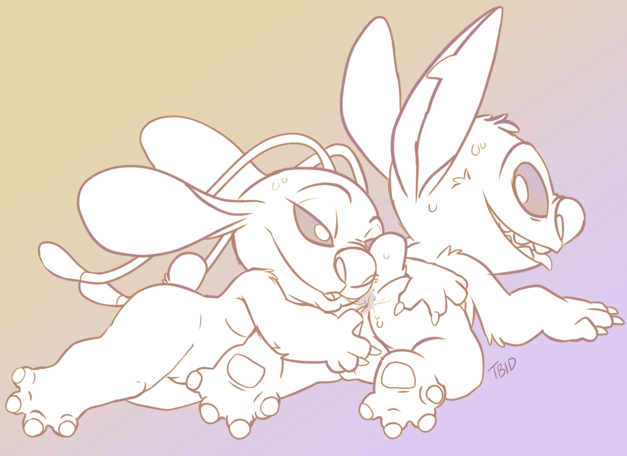 Rule 34 2022 4 Toes 5 Fingers Alien Angel Lilo And Stitch Antennae