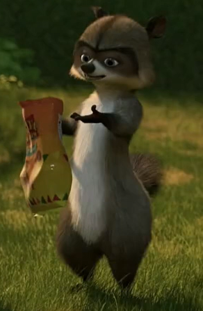 Raccoon From Over The Hedge