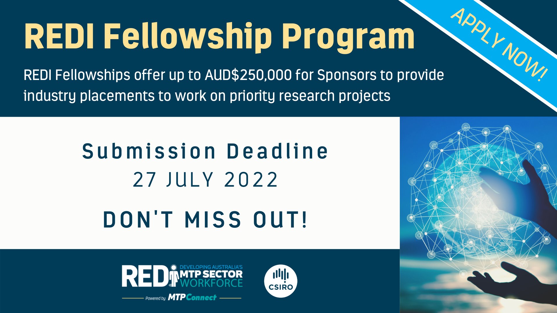 MTPConnect on Twitter: "Host a Fellow in your company by being a sponsor in #REDI Fellowship ...