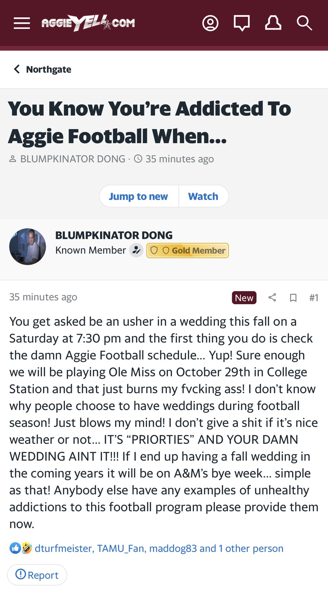 Message Board Geniuses on Twitter: "I thought we covered this. #NoFallWeddings https://t.co ...