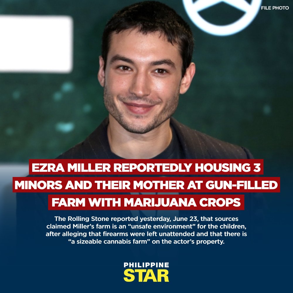 The Philippine Star On Twitter Ezra Miller Is Now Being Accused Of