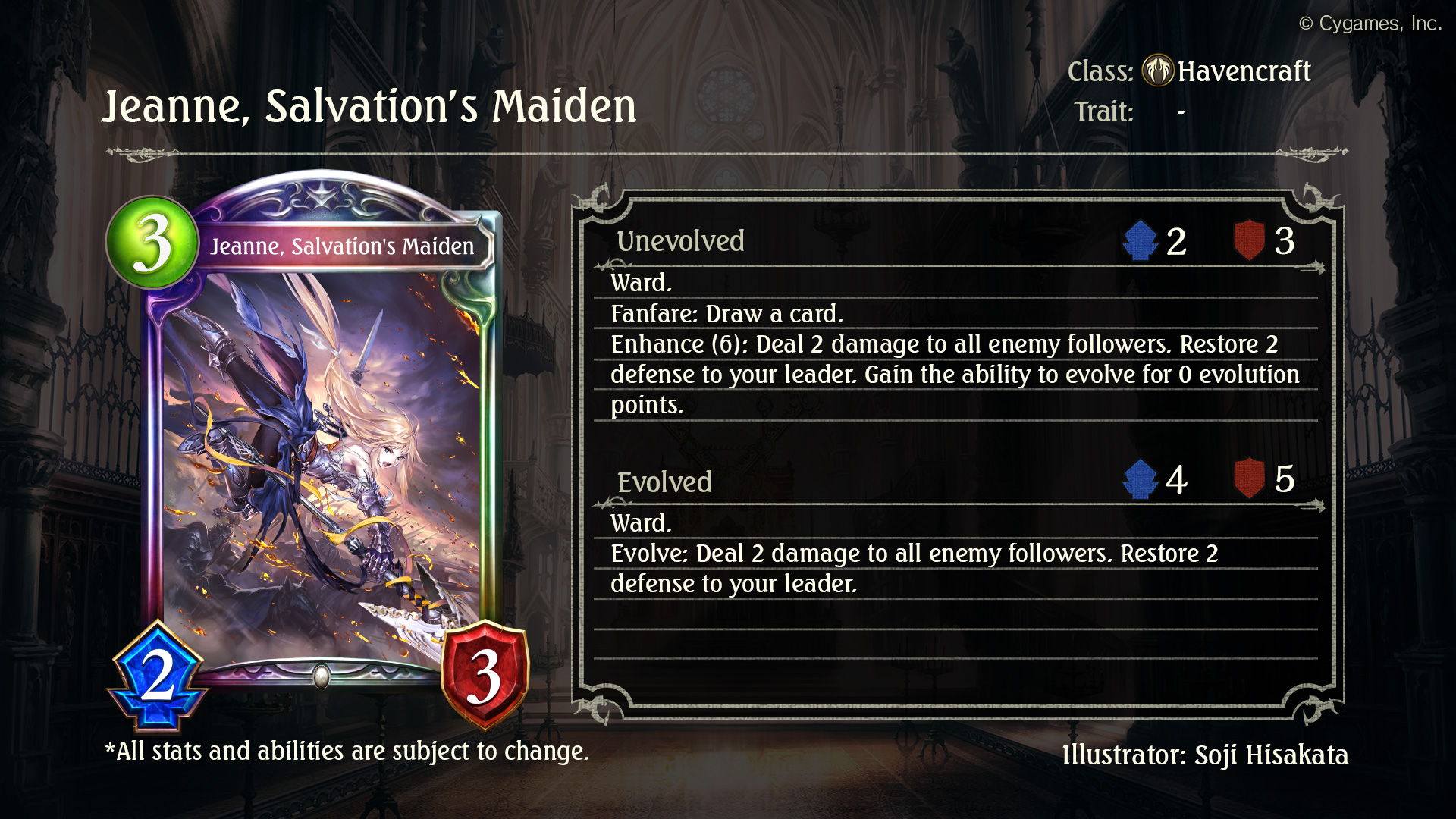 Shadowverse on Twitter: "New Roar of the Godwyrm card reveals! Jeanne, Salvation's Maiden This ...