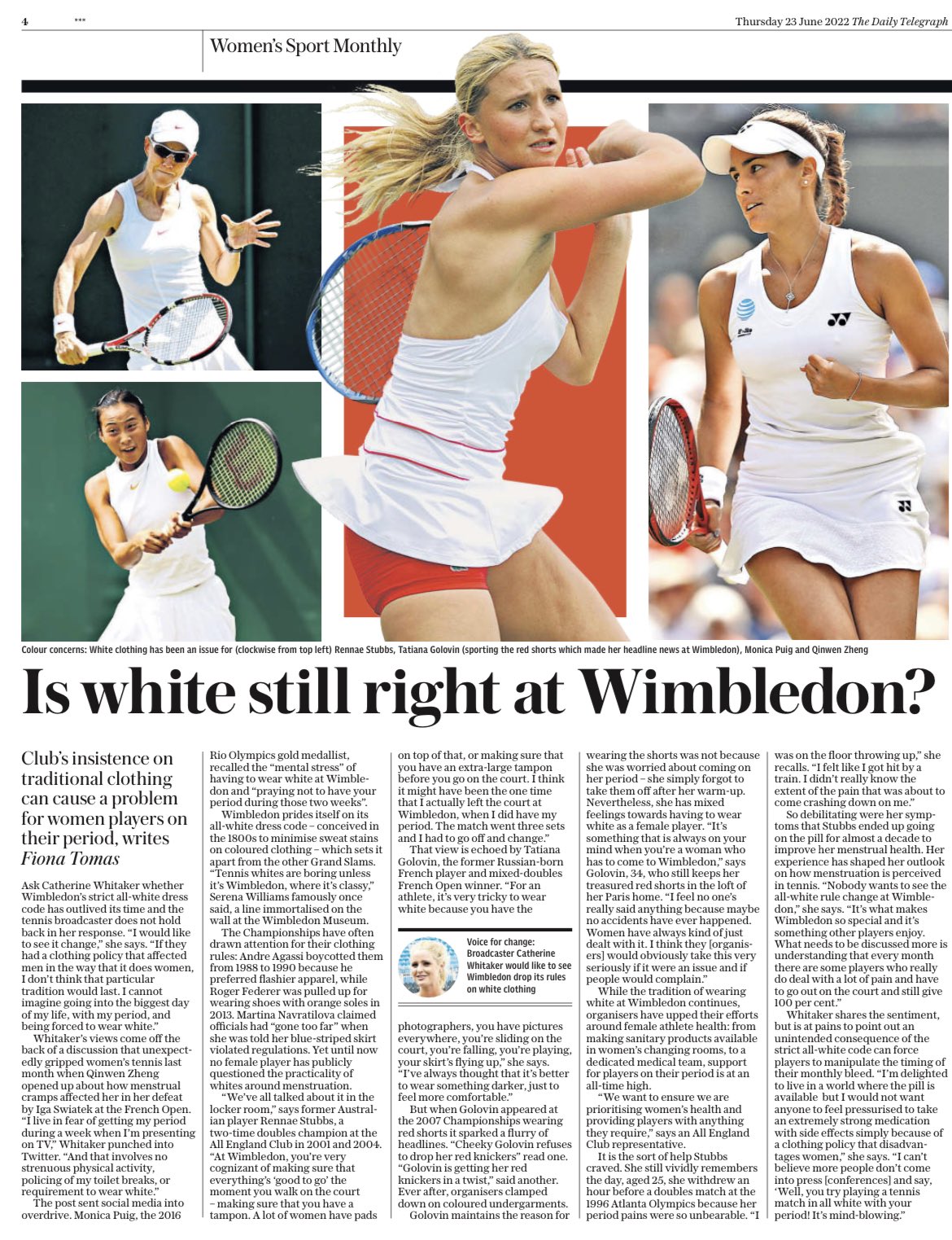 Catherine Whitaker On Twitter Thanks Womenssport For Drawing