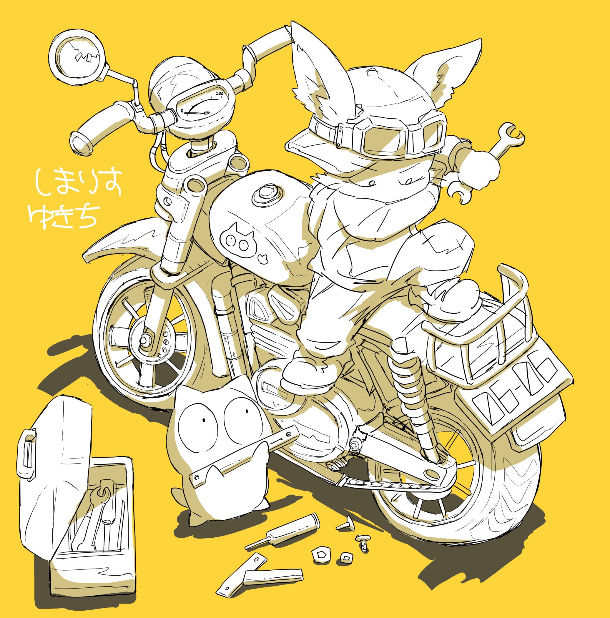 しまりすゆきち🐿 on Twitter: "バイクたくさん描いた！ ️🐿 https://t.co/sw55gOhND2" / Twitter