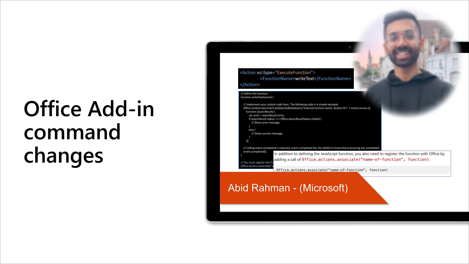 Microsoft 365 Developer on Twitter: "🤩 Great #Microsoft365dev demo by Abid Rahman on Office add ...