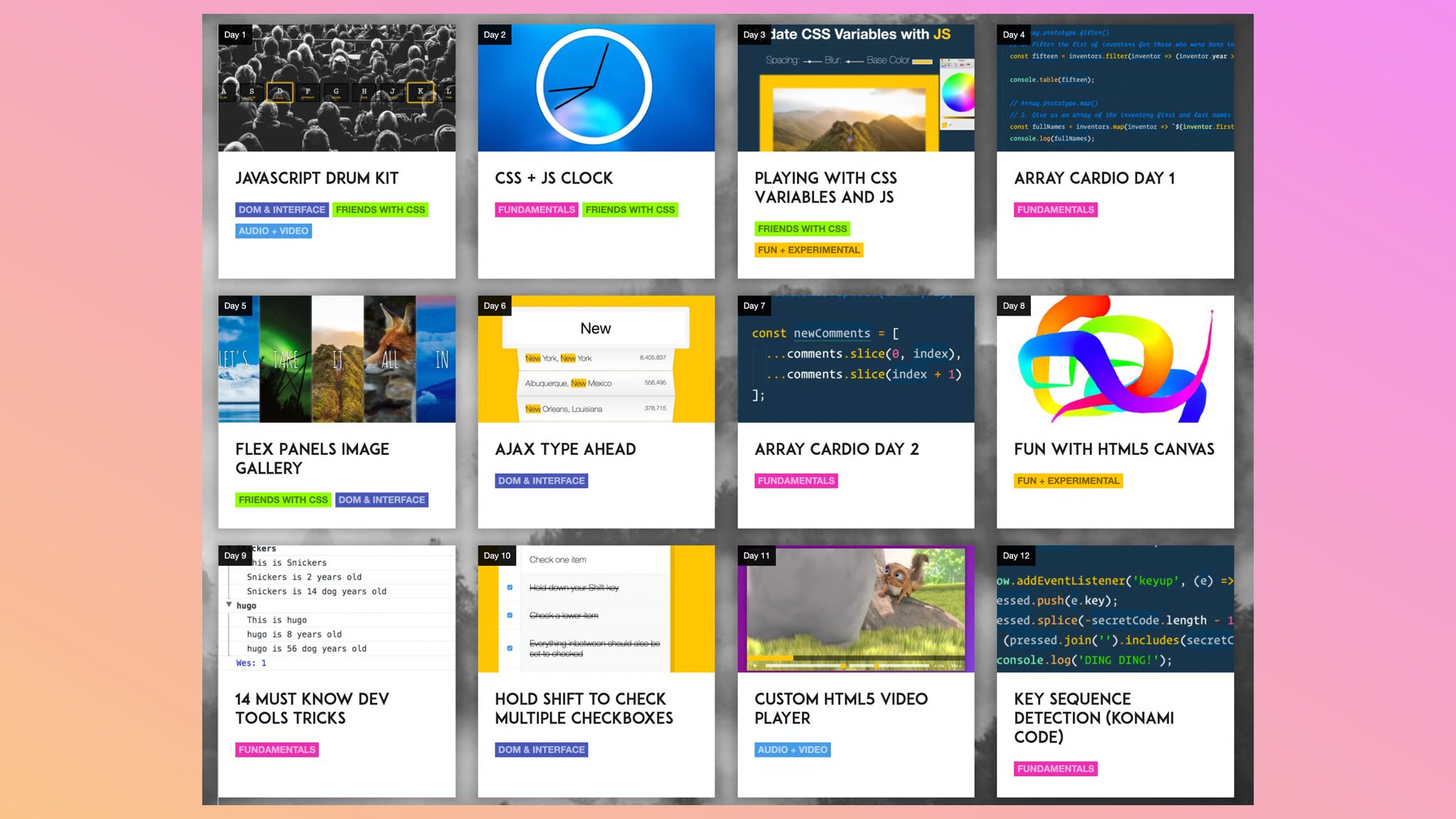 Miguel Ángel Durán on Twitter: "📕 JavaScript30, aprende JavaScript haciendo pequeños proyectos ...