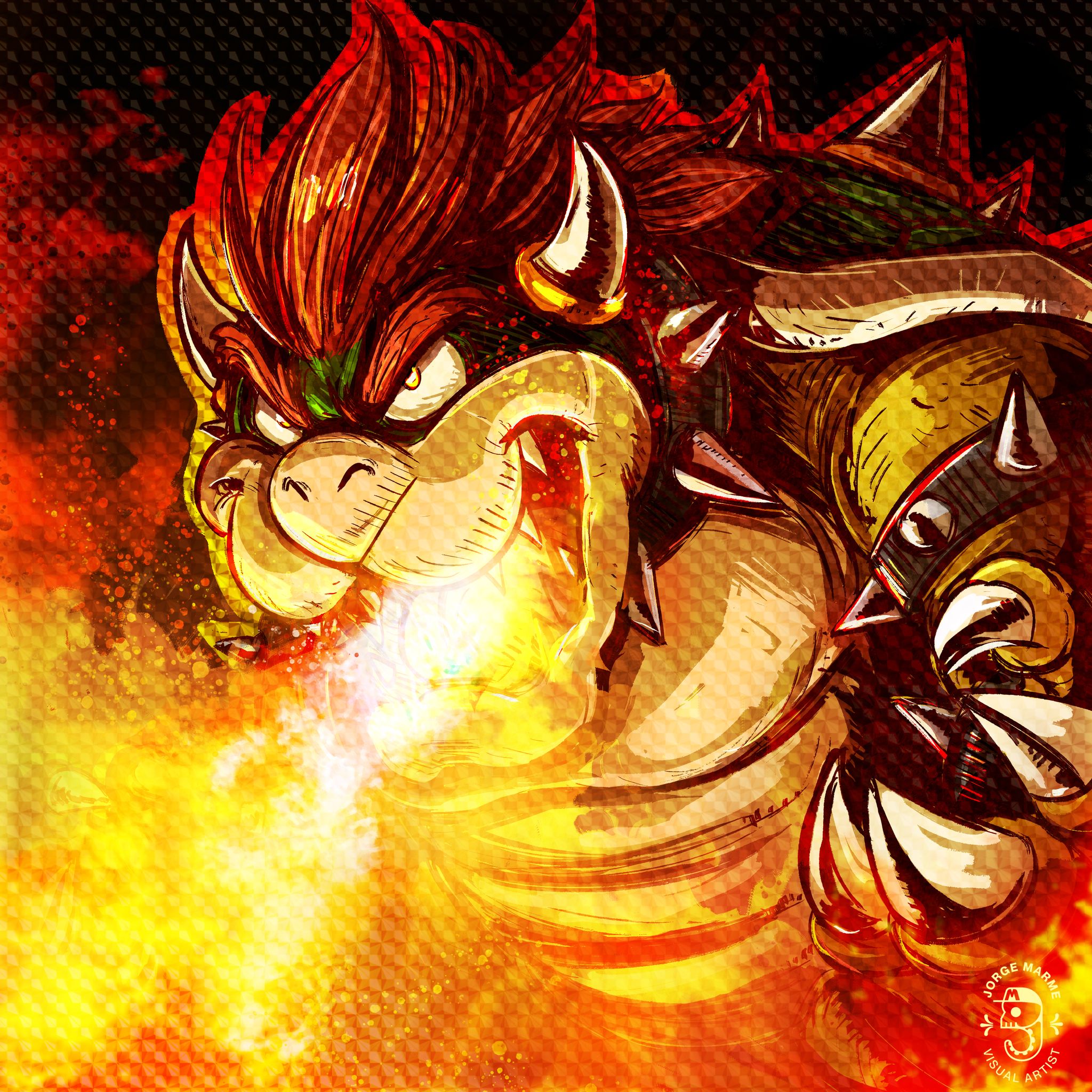 How To Draw Cool Bowser