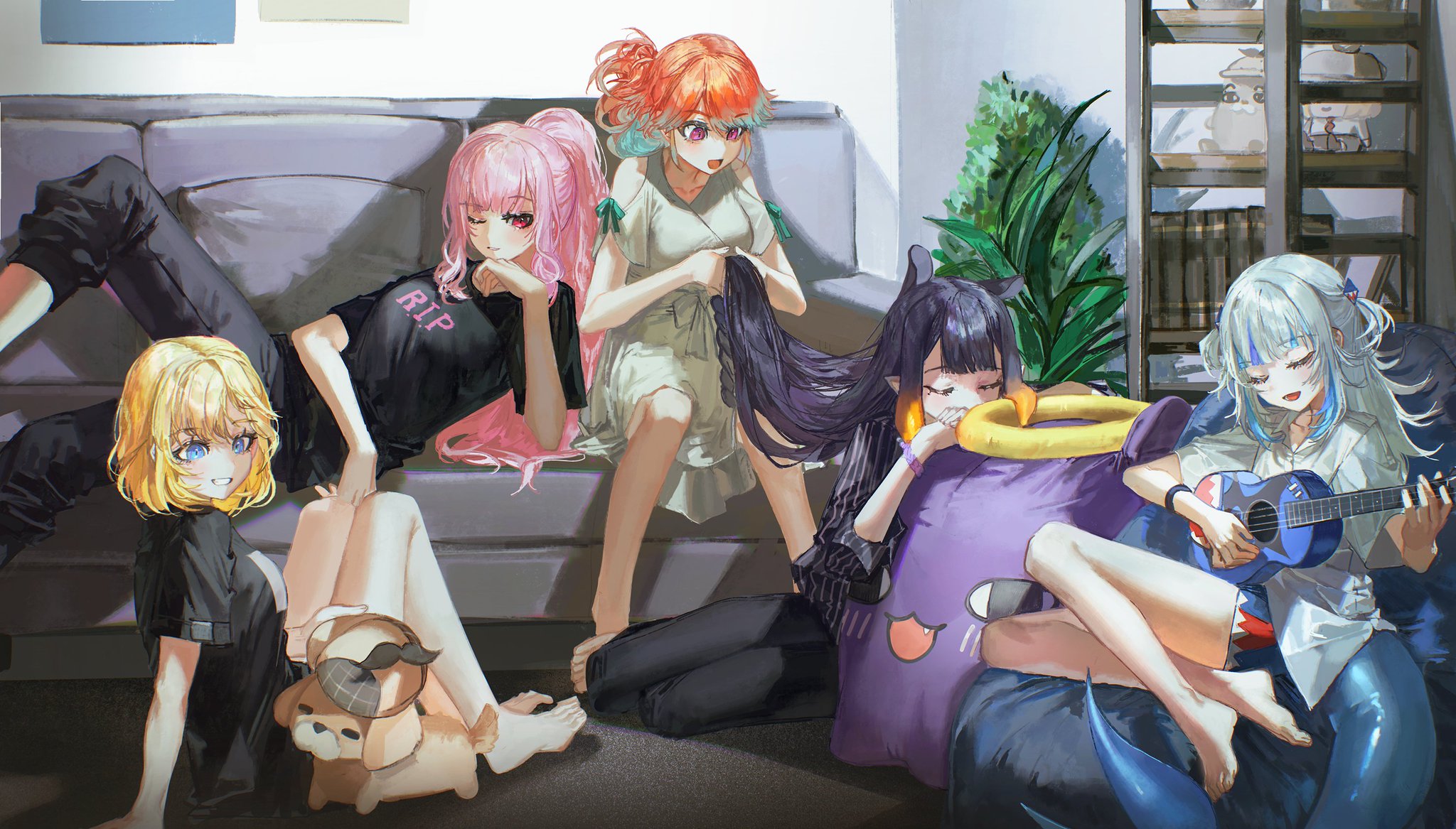 QUASARCAKE on Twitter: "holomyth off collab👀 #gawrt #ameliaRT #callillust #inART #artsofashes ...