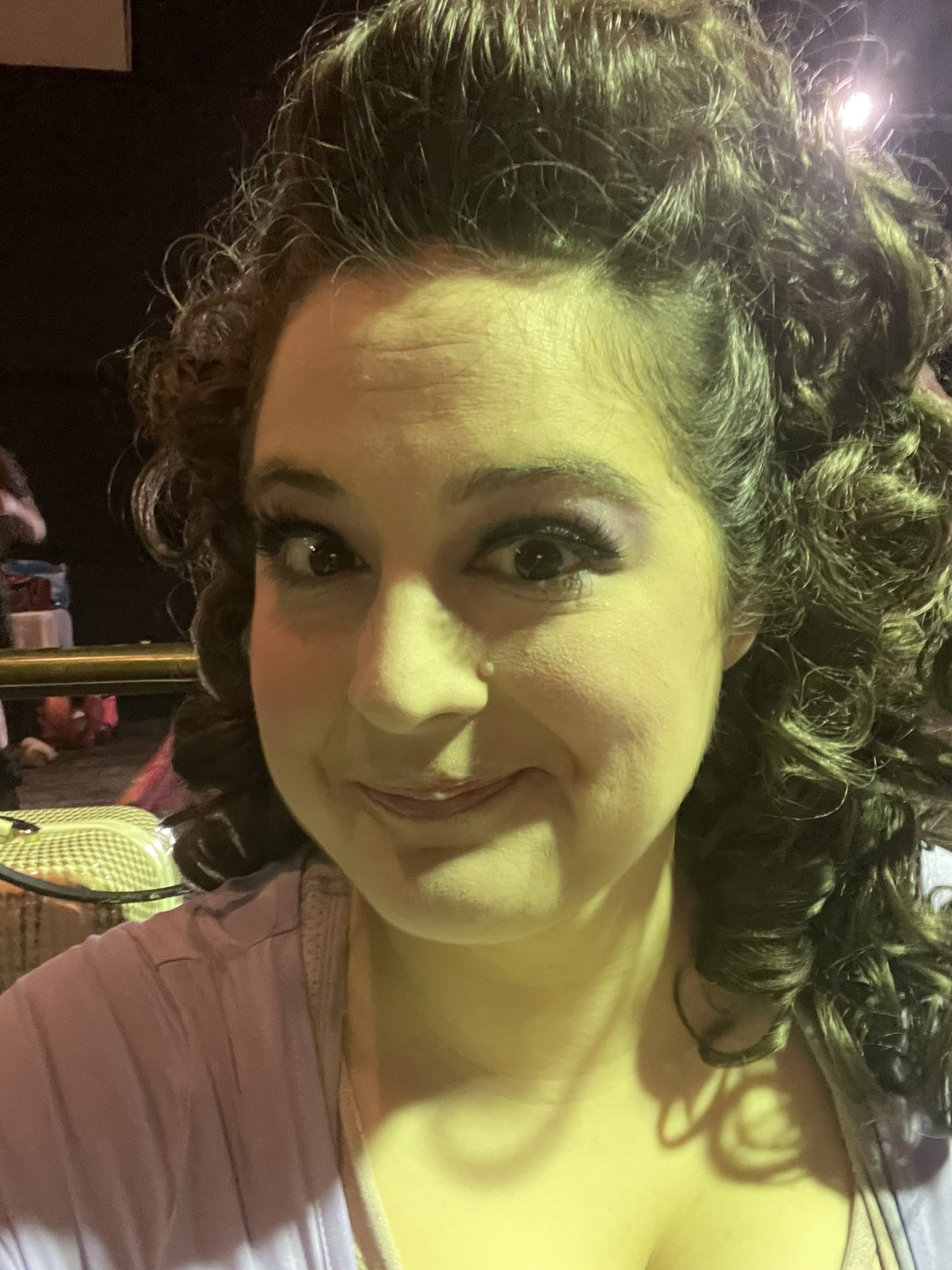 Christine Rousselle on Twitter: "Meanwhile I’m wearing a wig and fake lashes and am about to do ...