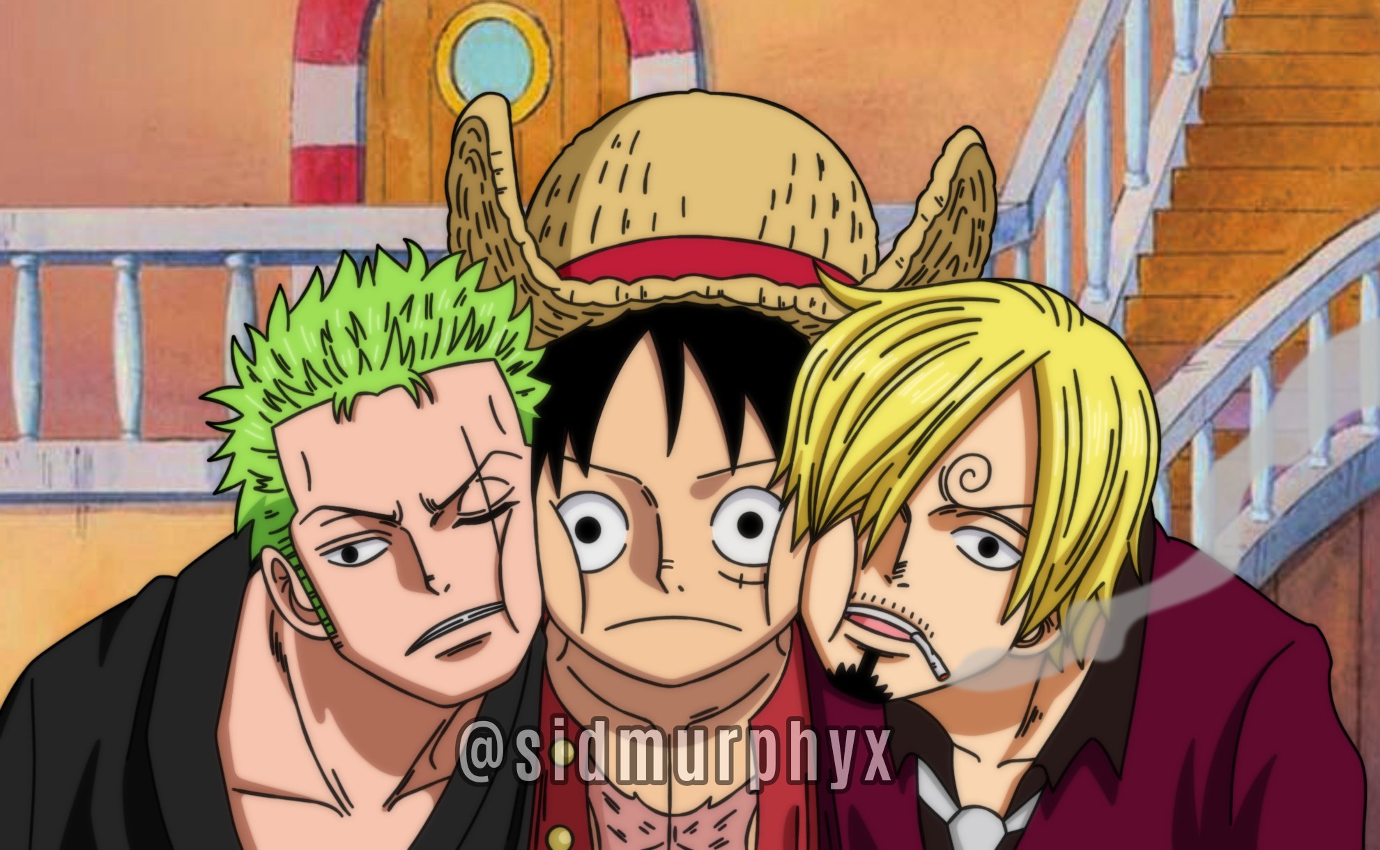 One Piece Zoro Sanji Luffy