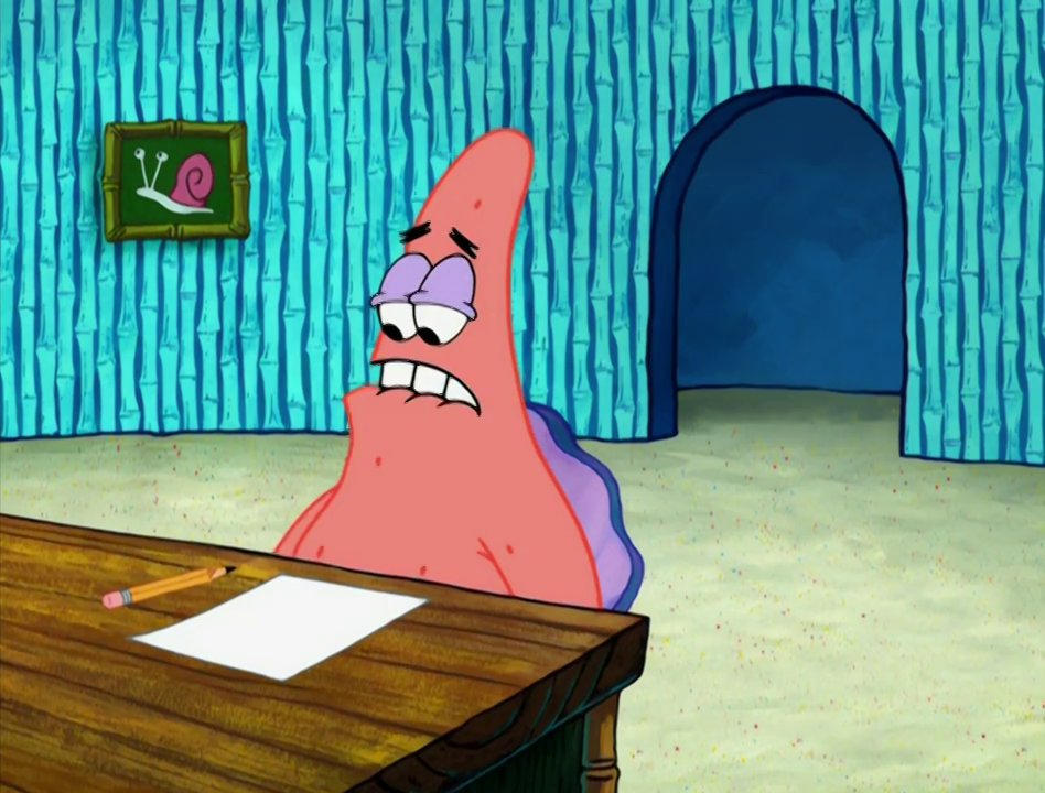 Patrick Thinking Smoke