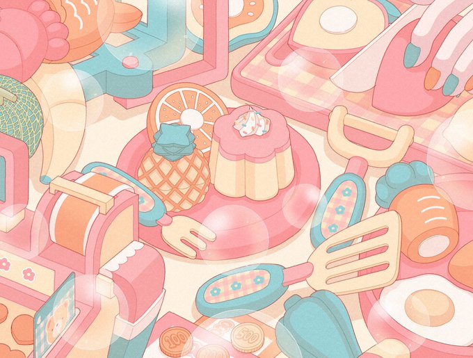 ねこぽた。@lllillli08のイラスト