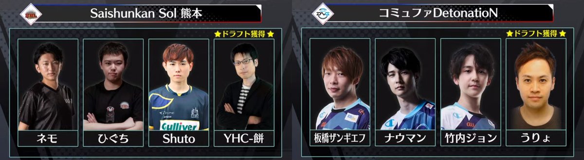 SFL: Pro-JP 2022 teams. Who do you think is the strongest combo : r ...