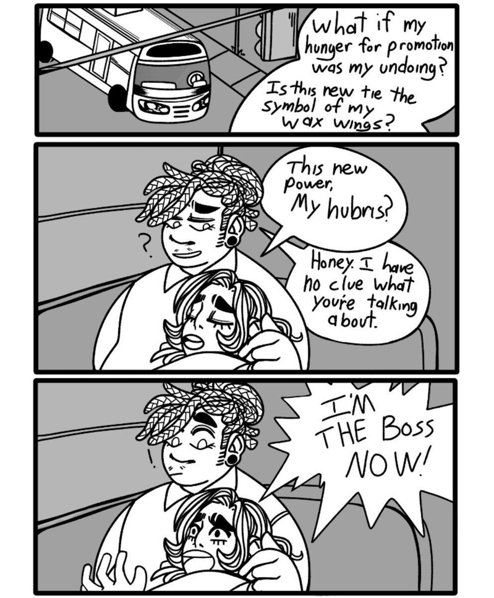 「I just think she's funny. I wanna redo this comic right 😭 」Johnny ...