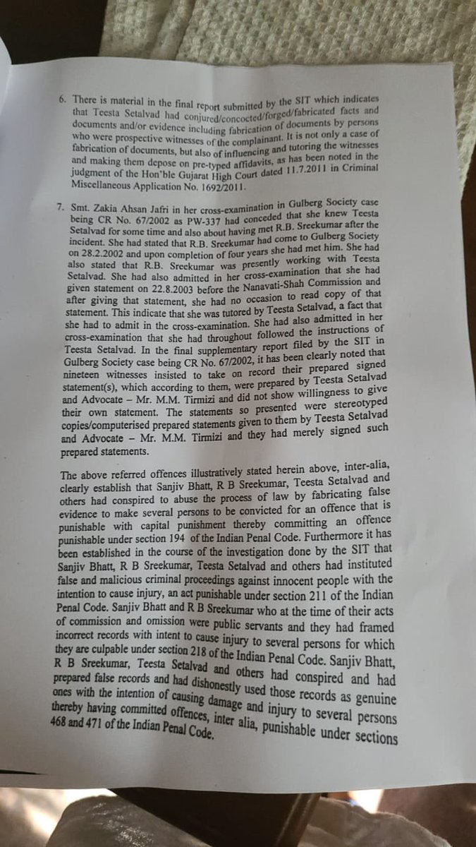 Activist @TeestaSetalvad, who fought and supported victims of the ...