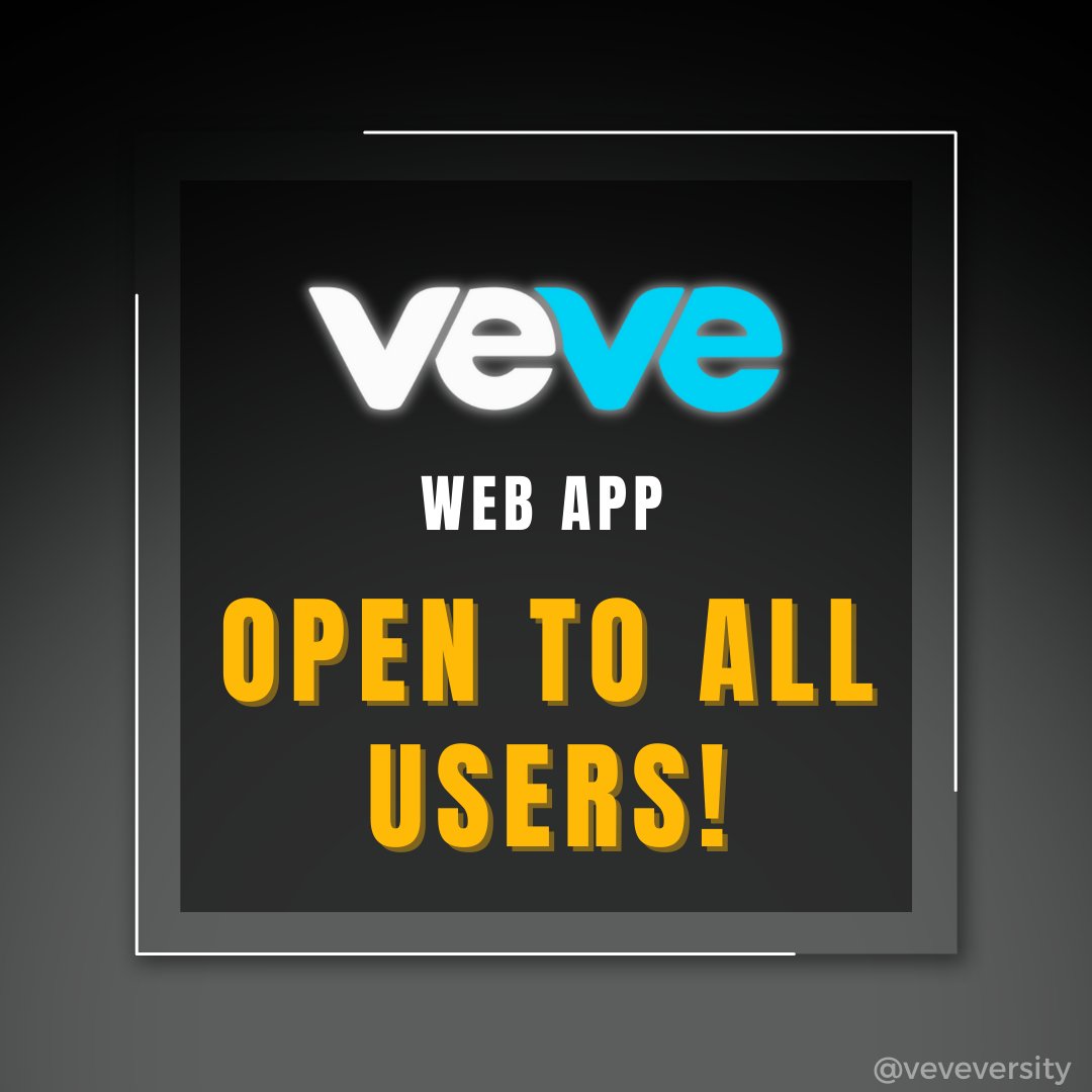 Eva⭕️ on Twitter: "VeVe web app is officially open to all users! https://t.co/Z2692Unrx3" / Twitter