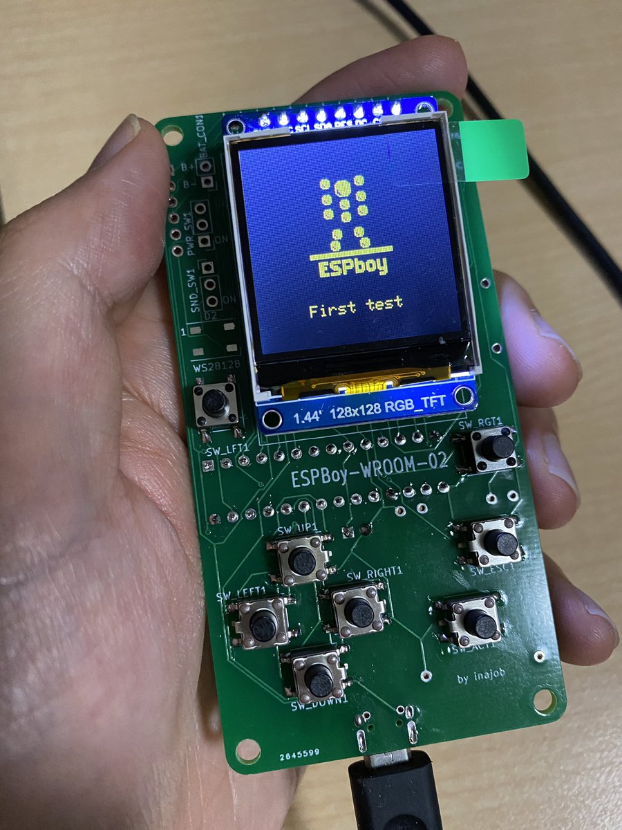 ESPboyのESP-WROOM-02版 - fab-wiki